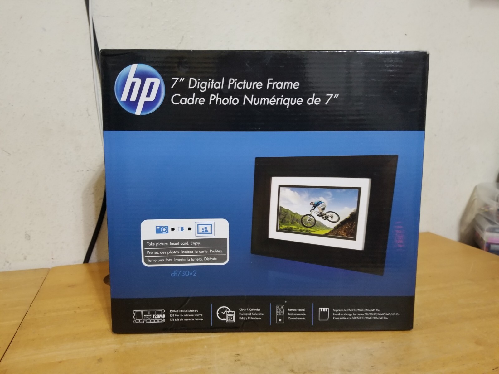HP DF730V2 Digital Picture Frame Complete 7” New In Box | eBay