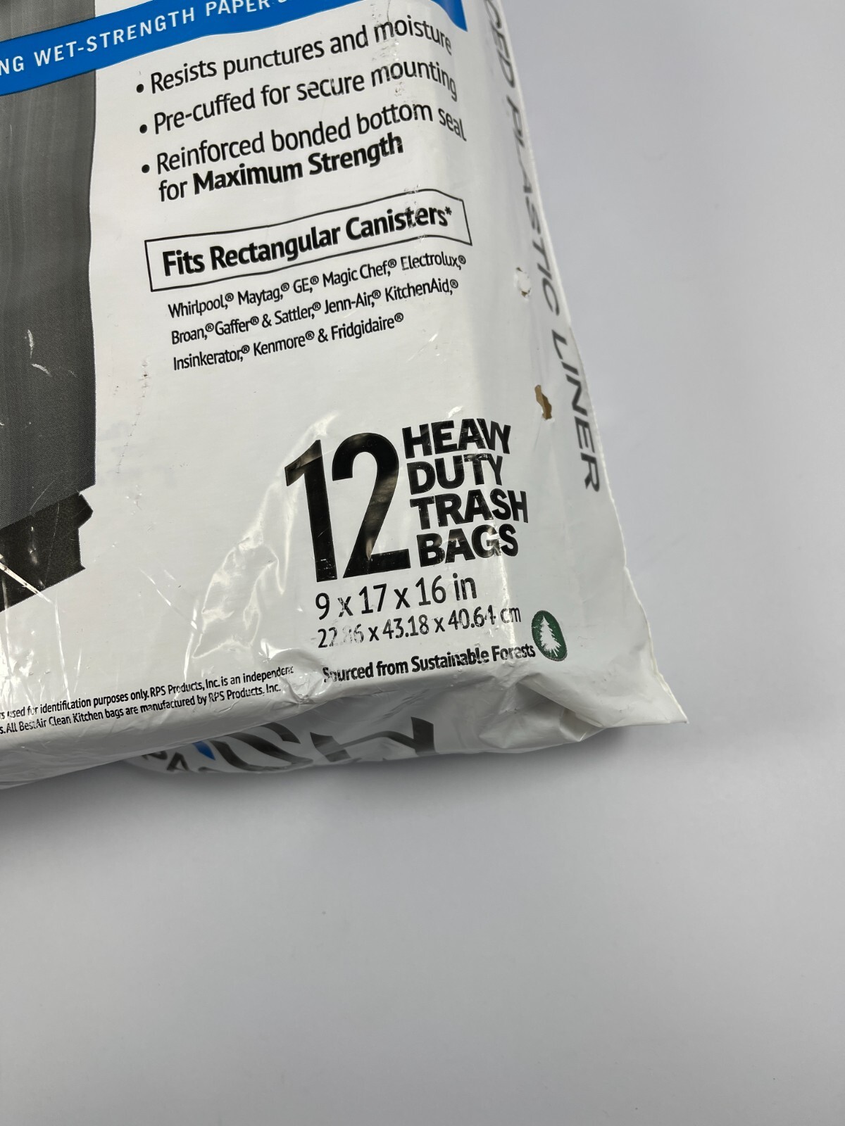 BestAir Pro 9x17x16in Trash Compactor Bag - 12-Pack (WMCK1335012-6) for ...