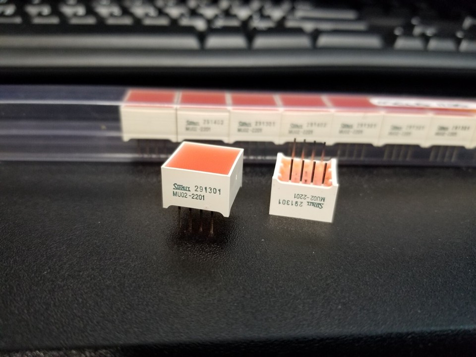 (1x) MU02-2201 Stanley Electric Co LED SQUARE 14X14 RED DIFF 8PIN | eBay