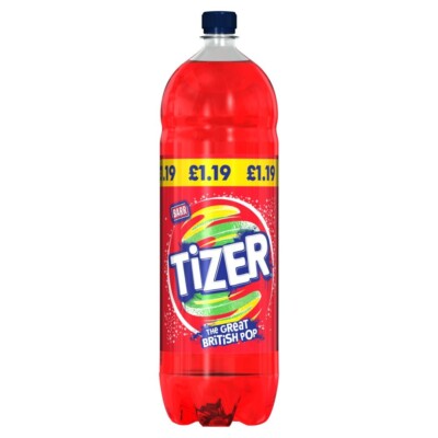 Barr Tizer Soft Drink British Pop Fizzy Soda Drink Bottle - 6 X 2 Litre ...