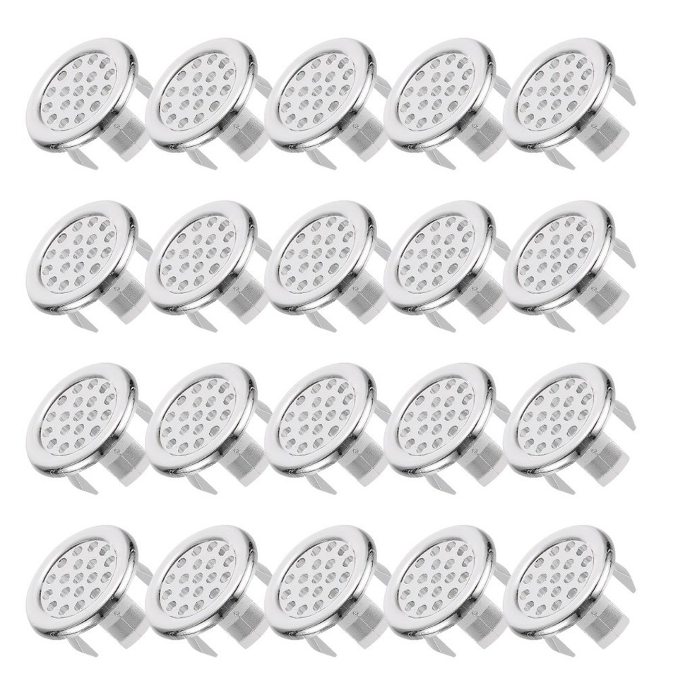 24pcs Sink Overflow Rings: Bathroom Basin Overflow Hole Covers ...