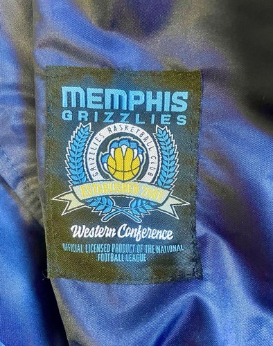 Sports Men’s Jacket Ultra Game NBA Memphis Grizzlies Navy Blue Coat ...