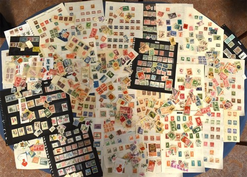 CHINA HUGE Collection THOUSAND + All Periods Unsorted loose / leaves ...