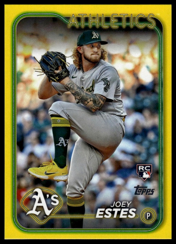 2024 Topps Update #US130 Joey Estes Yellow | eBay