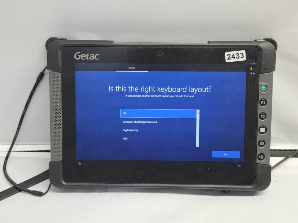 GETAC T800 RUGGED TABLET - Pentium N3530, 4GB , 128GB (Lot Of 2) | eBay
