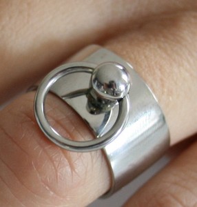 BDSM Ring der O SM Fetisch Gothik Schmuck Edelstahl inkl. Geschenkbox ...