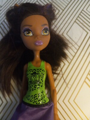 Monster High Cheerleader CLAWDEEN WOLF Doll Werewolf Budget Basic 2016 ...