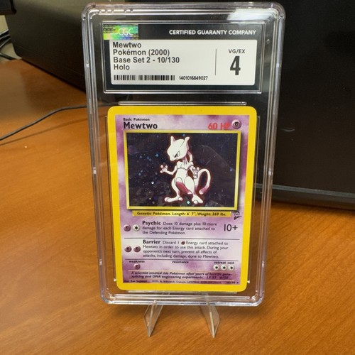 Mewtwo Pokemon (2000) Base Set 2 - 10/130 Holo | eBay
