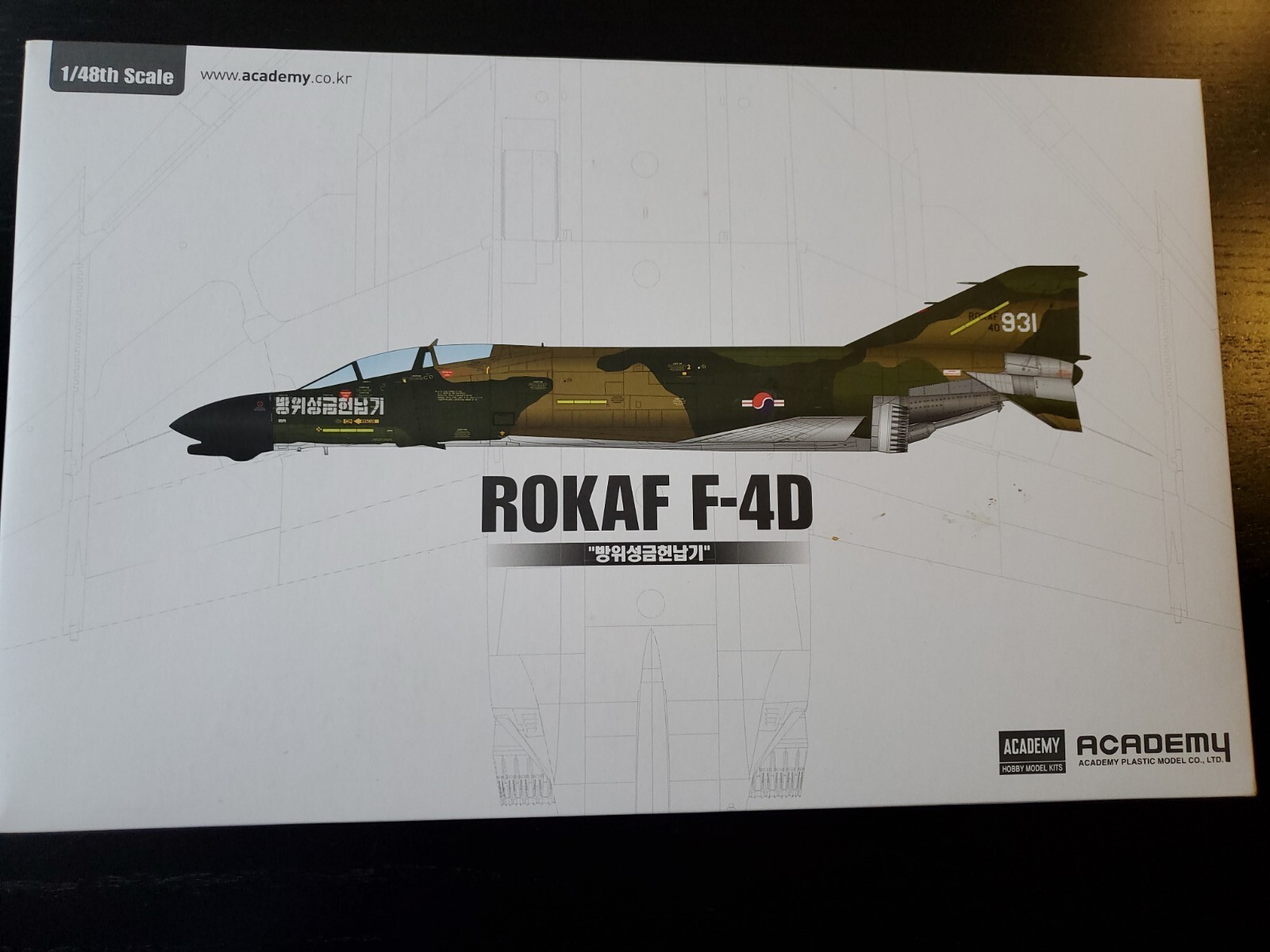 1/48 Academy F-4D Phantom II ROKAF Sealed bags, Cartograph decals : US ...