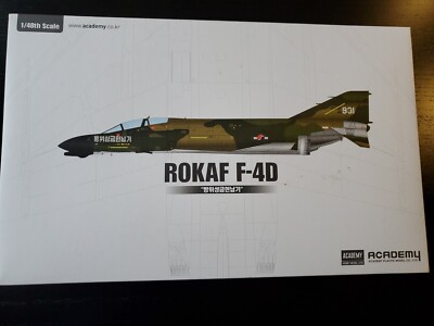 1/48 Academy F-4D Phantom II ROKAF Sealed bags, Cartograph decals : US ...