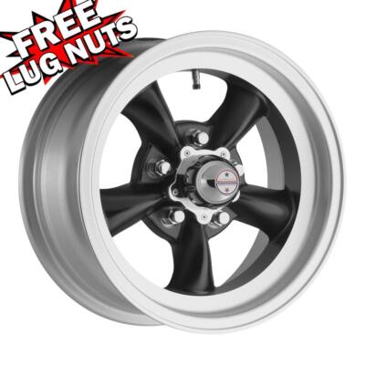 15 inch 15x4.5 American Racing VN105 BLACK wheels rims 5x4.75 5x120.65 ...
