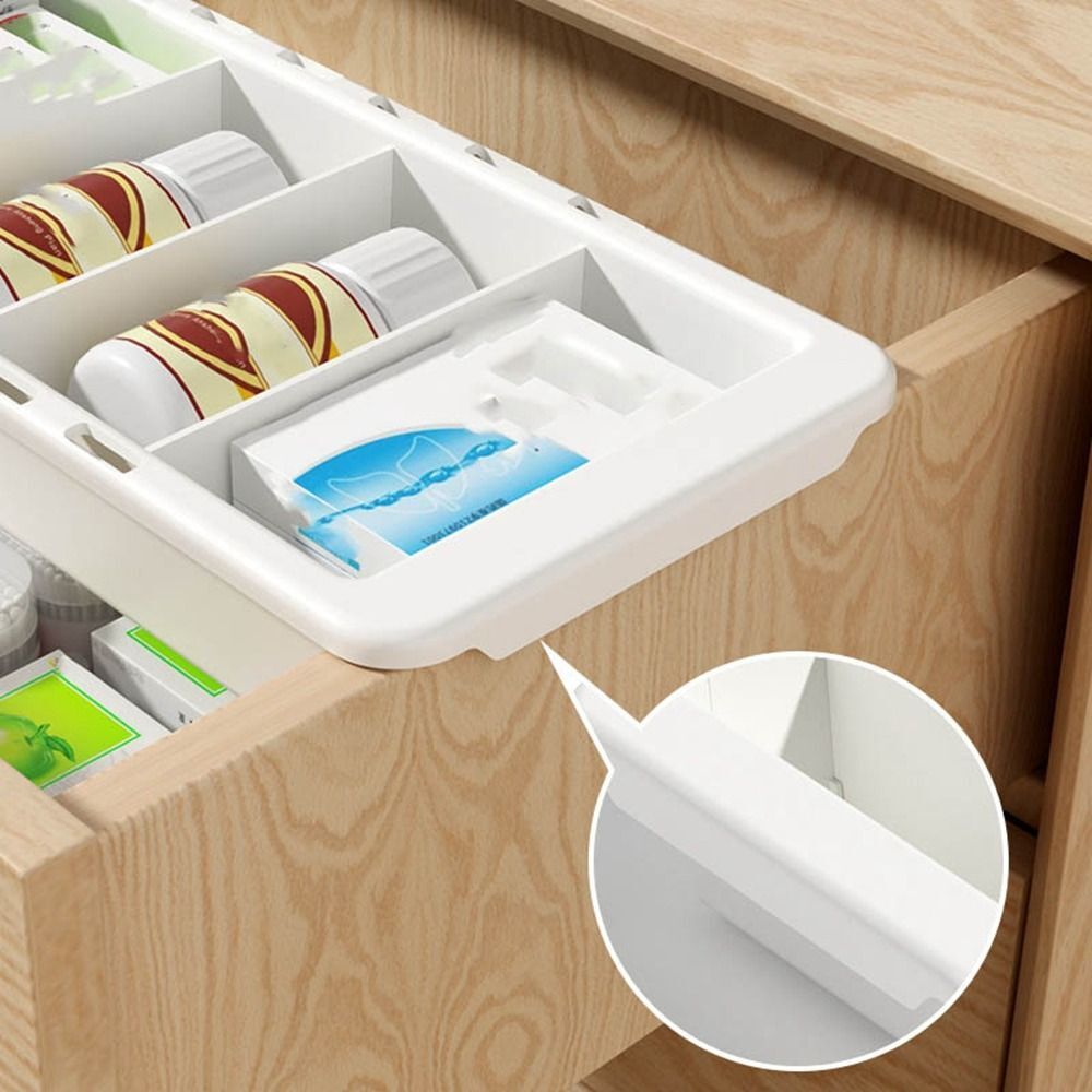 Retractable Drawer Organizer Box Adjustable Tableware Storage Divider ...