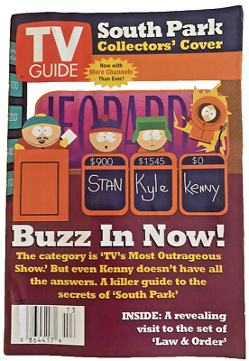 South Park TV Guide Collector Covers March 28 - April 3 1998 | eBay