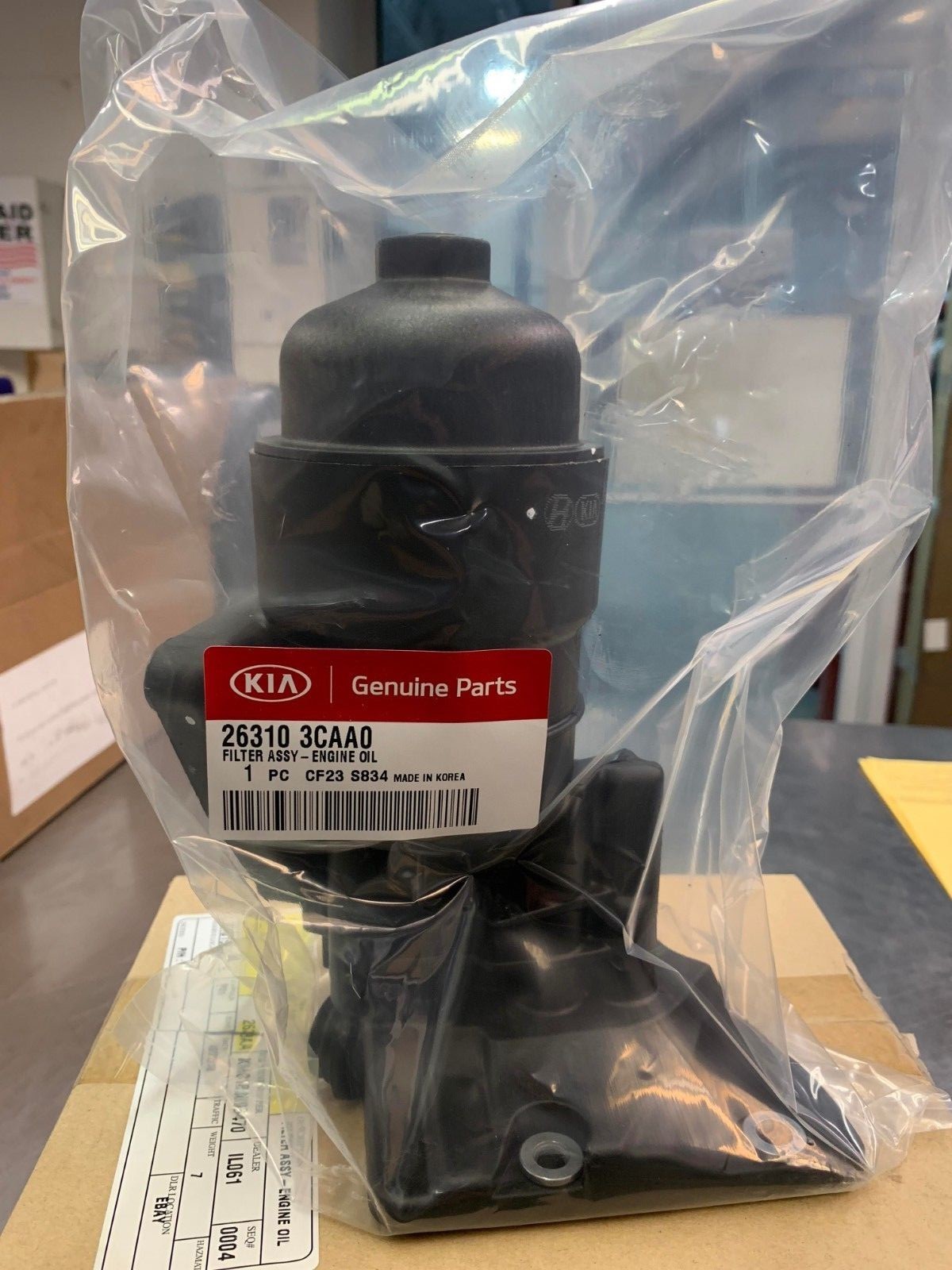 NEW OEM KIA OIL FILTER HOUSING-FITS 2011-2013 SORENTO 3.3L | eBay
