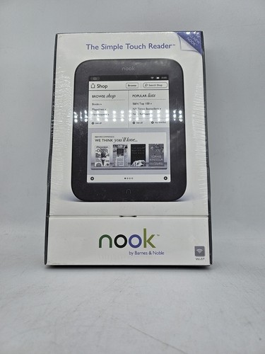 Barnes & Noble Nook Simple Touch 2GB Wi-Fi 6in eBook Reader Black ...