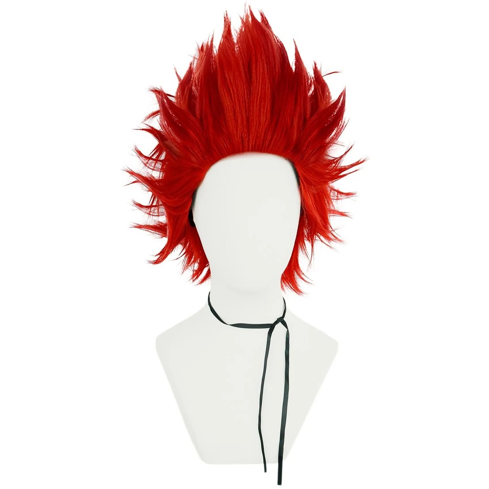 Synthetic Universal Short Cosplay Wig Grass Green Black Straight Men's ...
