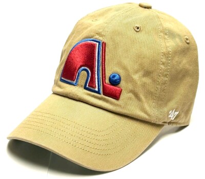 Quebec Nordiques NHL '47 Franchise Vintage Khaki Hat Cap Men's Fitted ...