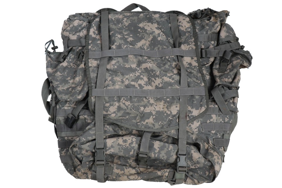 Complete ACU Large Rucksack Frame Sustainment Pouch Backpack Main Pack ...