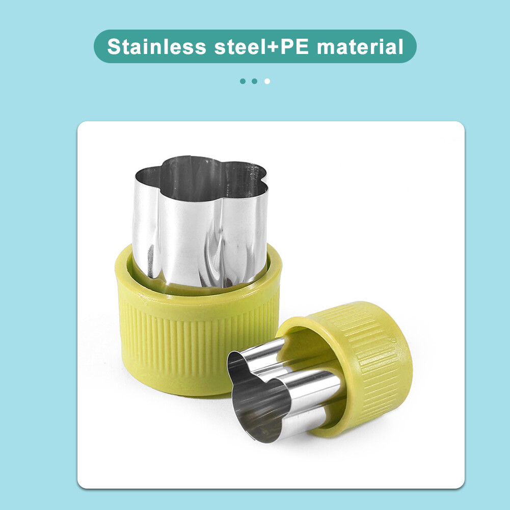 Vegetable Cookie Kids Fruit Cutter Shaper Molder Pastry Bento Food Cute ...