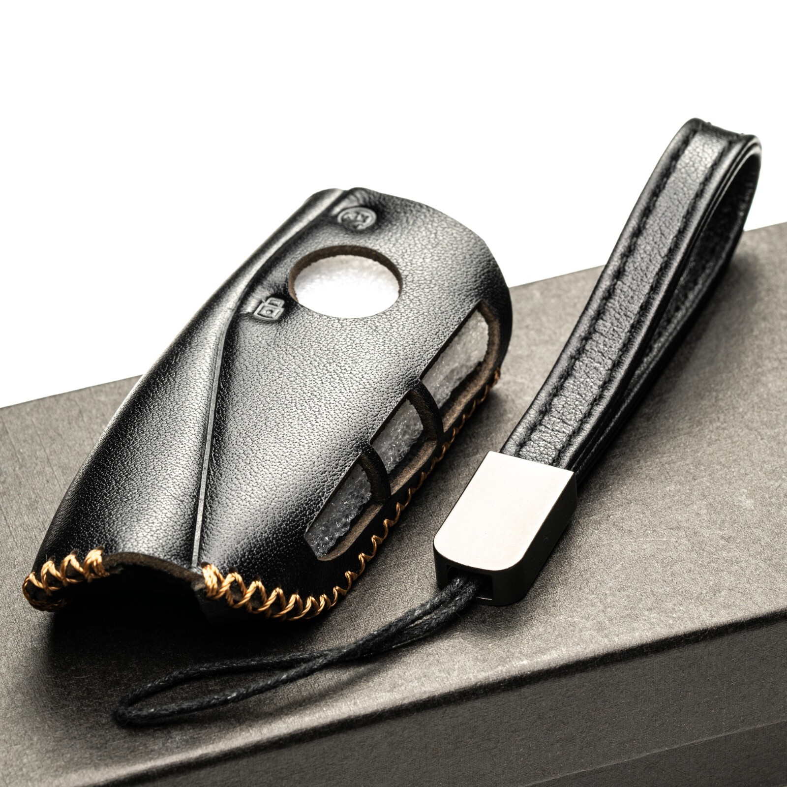 Vitodeco 4-Button Leather New Key Fob Case for 2026 BMW X5, X7, X1, 3 ...