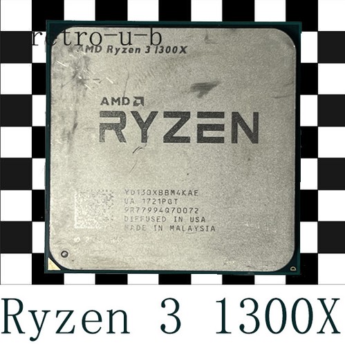 AMD Ryzen 3 1300X 3.5Ghz 4-Core 8m 65w am4 CPU processor R3 1300X | eBay