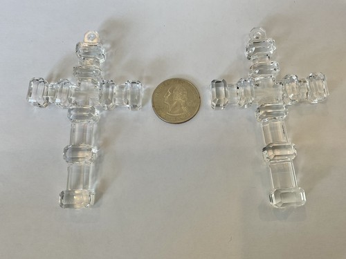 German Crystal Cross Pendant 5inch Plexi 3pcs($15.99) | eBay