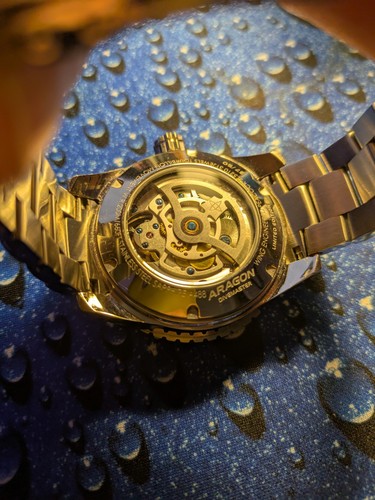 Aragon Divemaster Automatic Flying Tourbillon Watch - Black 43mm #37/50 ...