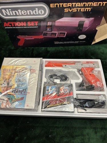 BRAND NEW! 1985 Nintendo NES Action Set Original Box , Original ...