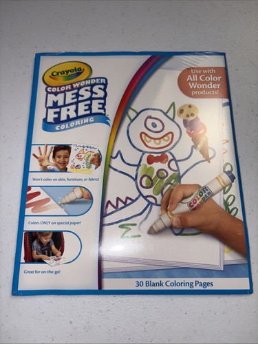 Crayola Color Wonder Mess Free Coloring Book, 30 Pages | eBay