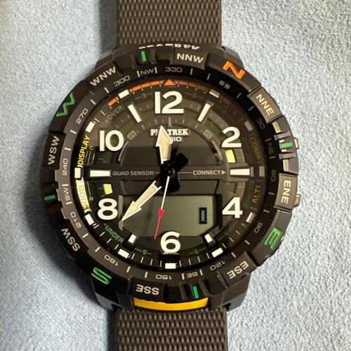 Casio ProTrek PRT-B50 Smartwatch 50m Waterproof Used 6-7 Times 2021 ...