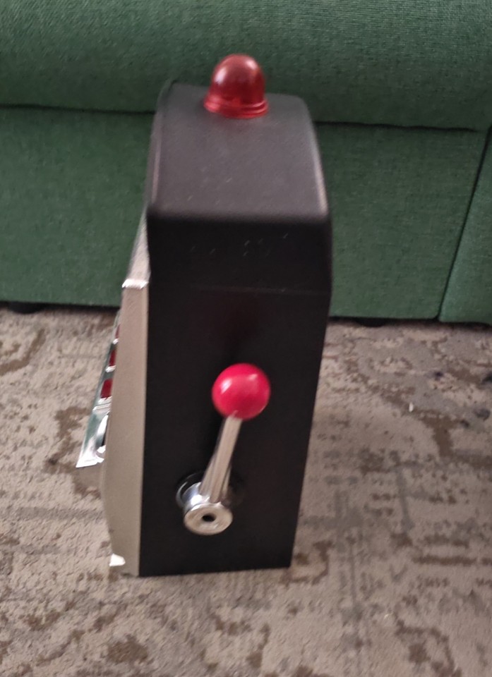 Toy Slot Fruit Machine Money Bank One Arm Bandit Piggy Bank Money Box ...