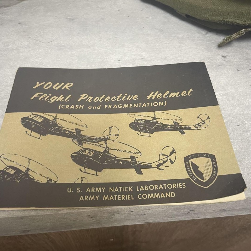 Genuine AFH-1 Flight Helmet 1971 Pilot Helmet with Mic | eBay