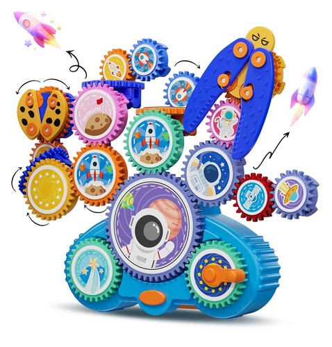 STEM Gears Toys for Kids Ages 3+, Creative Learning Building Blocks ...