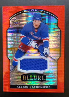 2020-21 Upper Deck Allure Alexis Lafreniere Red Rainbow Jersey RC #100 ...