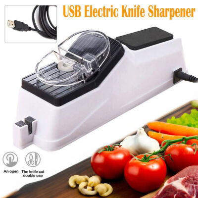 2 in1 Electric Knife Sharpener and Scissor Sharpeners Family Kitchen ...