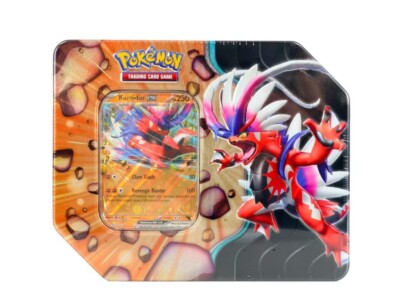 Pokemon Slashing Legends Factory Sealed Tin Box - Koraidon ex - 5 ...