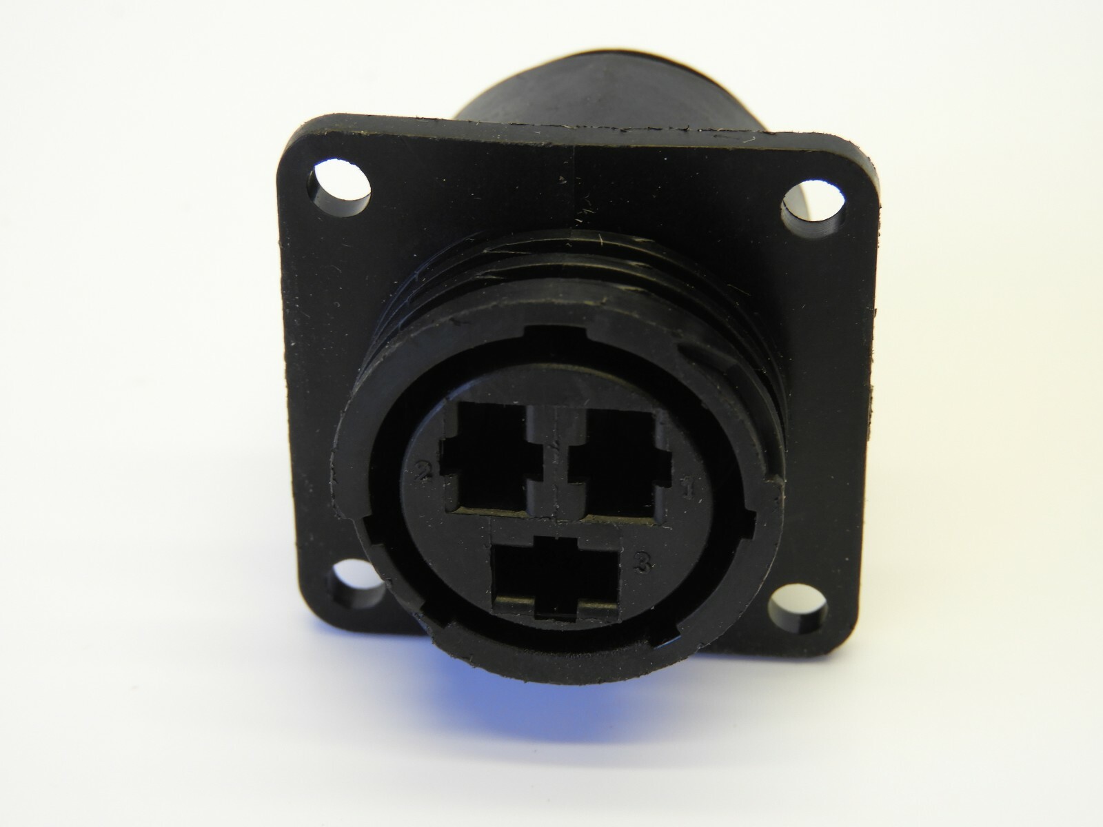 (Lot of 5)Circular Connector Housing CPC Receptacle 3 Position, Panel ...