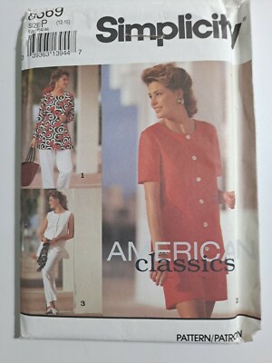 Simplicity 8369 Misses pants shorts and top pattern sz 12 14 16 UNCUT ...