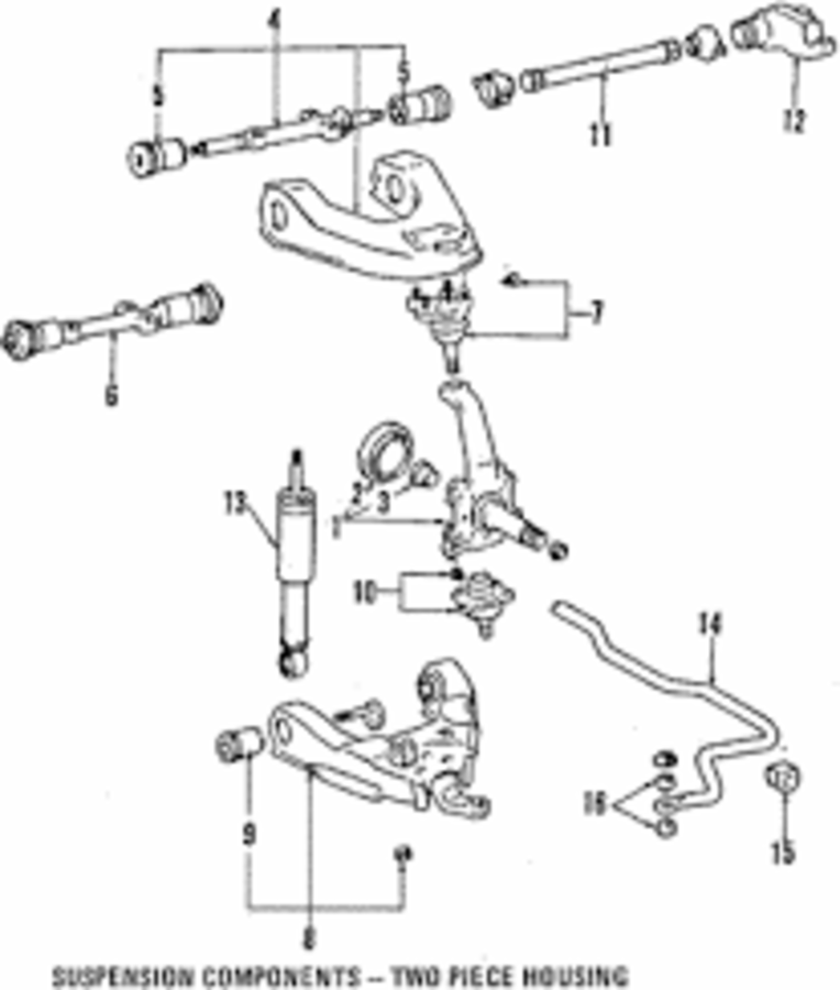 TOYOTA GENUINE OEM 4RUNNER TRUCK STEERING KNUCKLE BUSH LEFT / RIGHT 1PC ...