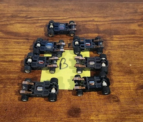 TYCO 440 CHASSIS LOT Of 7 HO SLOT CARS | eBay