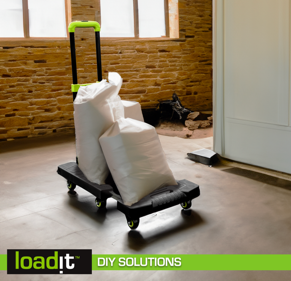 Extendable Platform Trolley, 225kg Folding Hand Truck Cart, Foldable ...