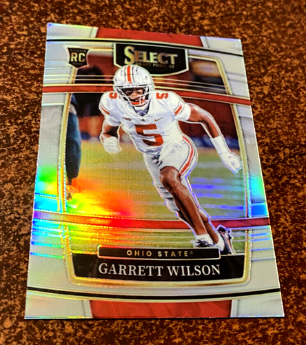 2022 Select DP Garrett Wilson " SILVER " Prizm Rookie Card RC #4 - NEW ...