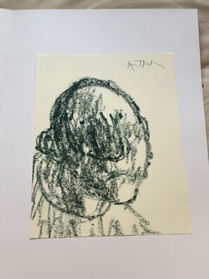 Rare original - Quentin Blake (b. 1932) - Sennelier Portraits #8 | eBay UK