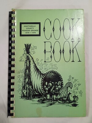 1978 Ashtabula County Pomona Grange Cook Book Recipes - Ohio | eBay