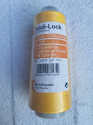Toldi-Lock Serger Thread Color Yellow 2734 Yards | eBay