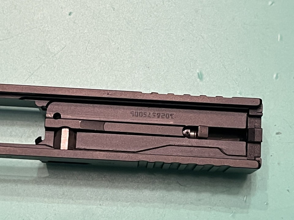 USED OEM GLOCK 43X COMPLETE SLIDE BARREL GUIDE ROD RECOIL SPRING BLACK ...