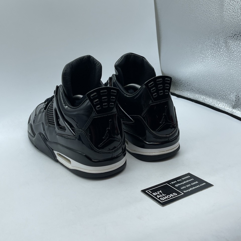 Size 11.5 - Air Jordan 4 Retro 11Lab4 - Black White Leather (719864-010 ...