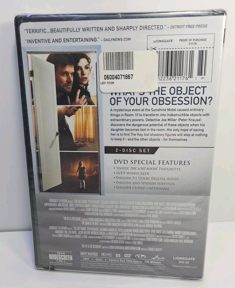 The Lost Room (DVD, 2006, 2-Disc Set) NEW, SEALED, Elle Fanning, Kevin ...