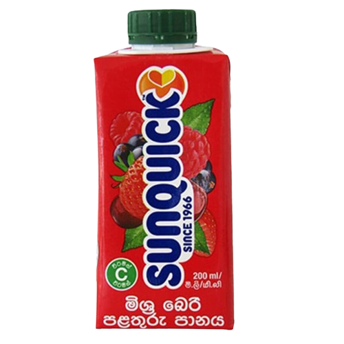 Sunquick Berry Mix Fruit Drink Easy Use Handy pack fresh Concentrated ...