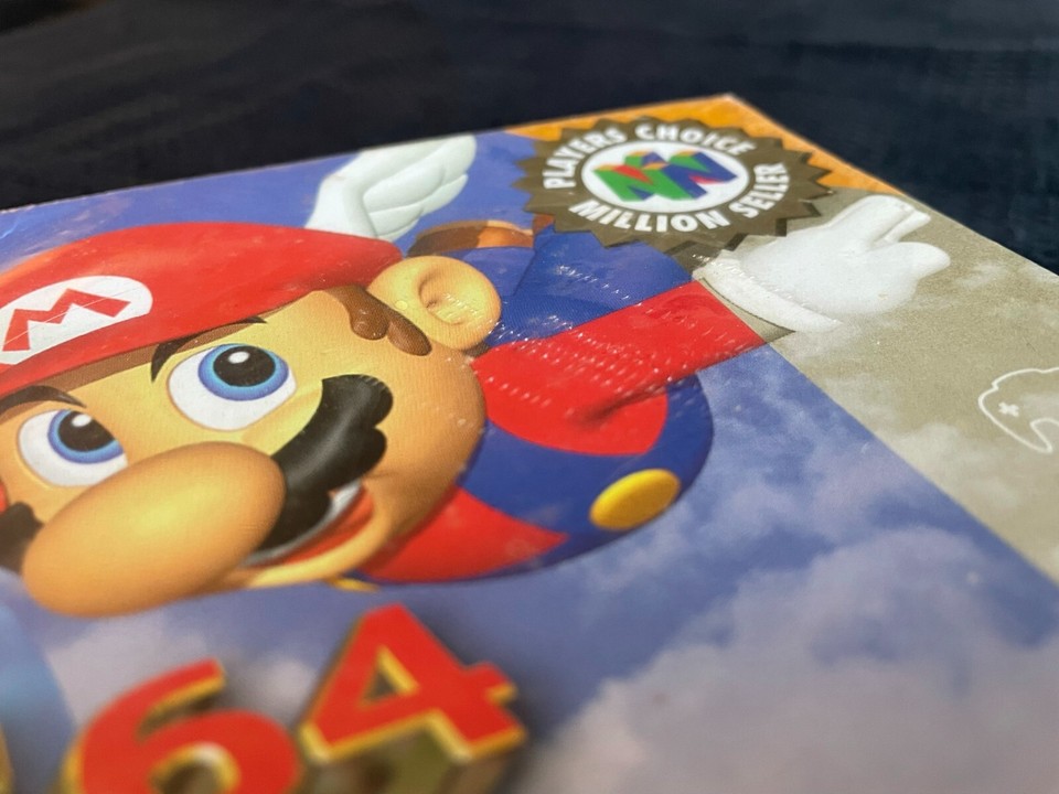 Super Mario 64 Factory Sealed Brand New 1998 N64 Player Choice Million ...